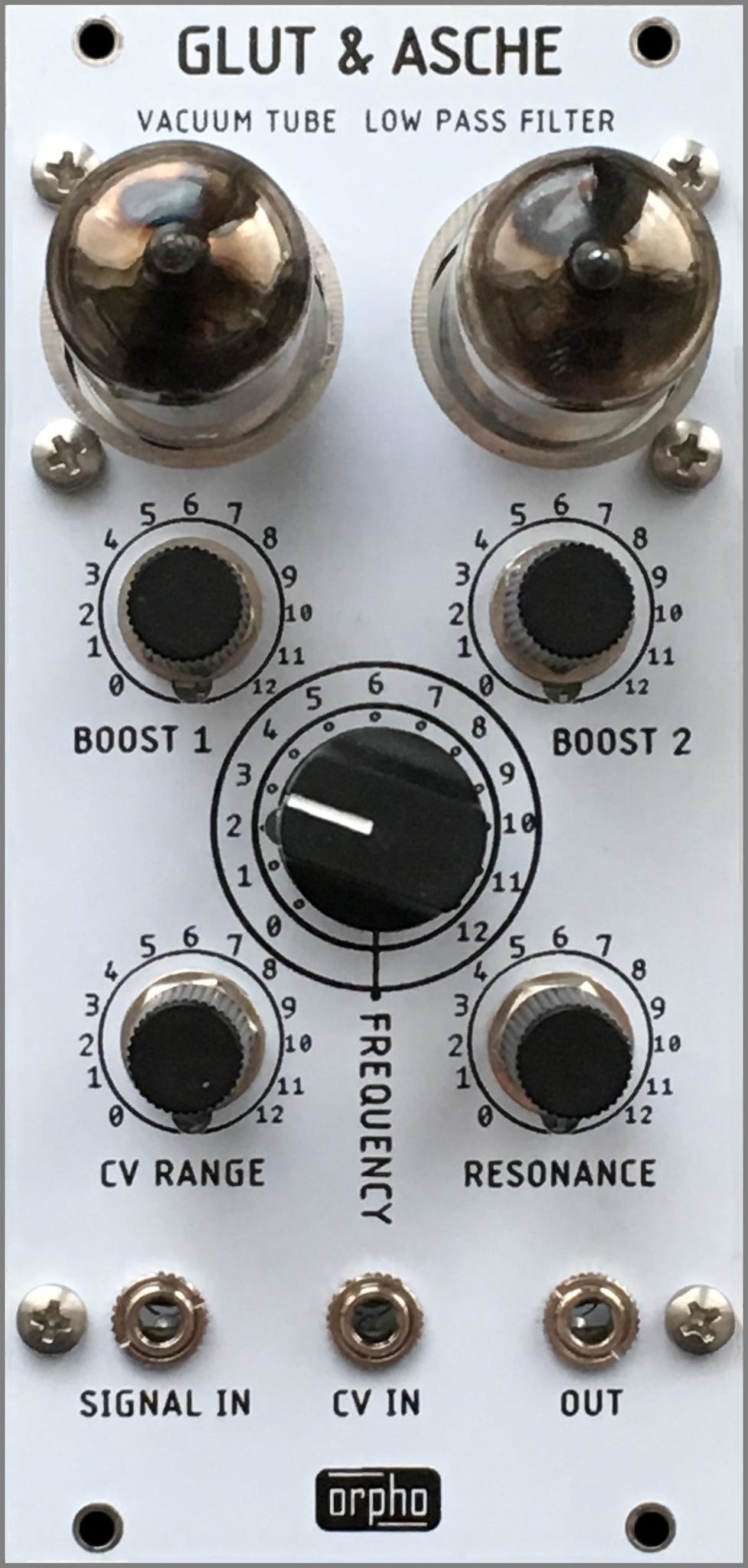 Glut und Asche VACUUM TUBE LOW PASS FILTER for Eurorack